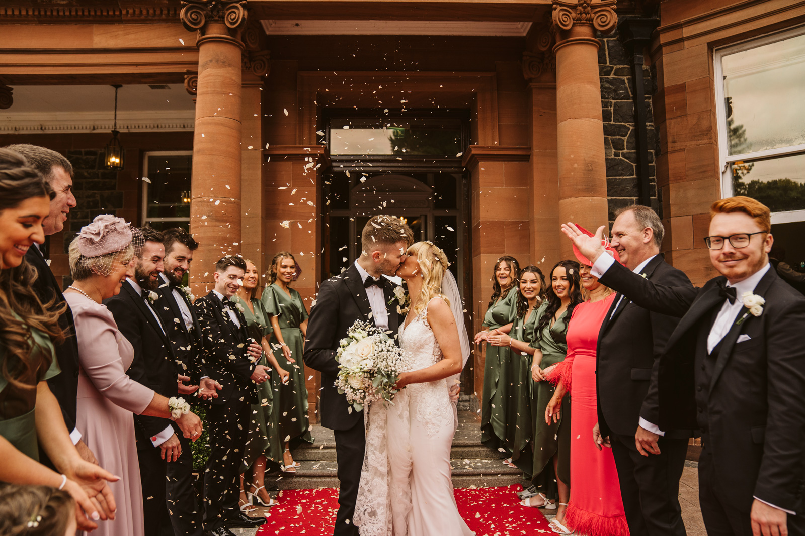 Zara and Jonny's Fun Cultra Manor Wedding - Christine McIlroy Photography